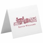 College Campus Skyline Notepad & Stationery