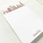 Personalized Notepad Set {Austin Skyline}