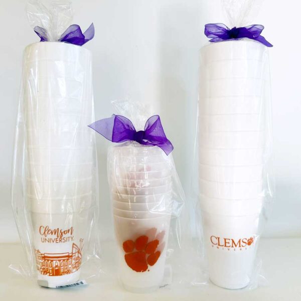 Clemson University Campus Skyline Foam Cups