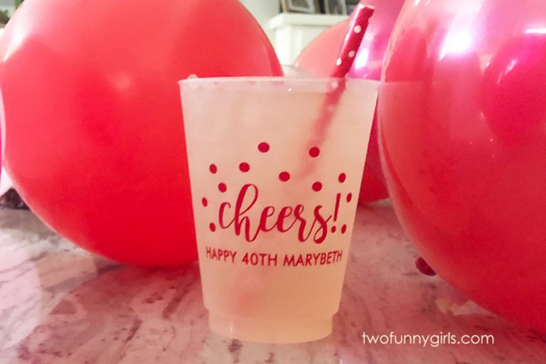 Custom Frosted Cups- Personalized Frosted/Shatterproof Plastic Cups
