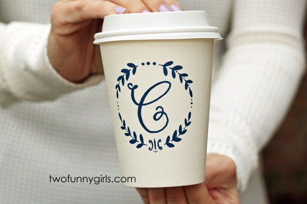 Personalized Paper Coffee Cups