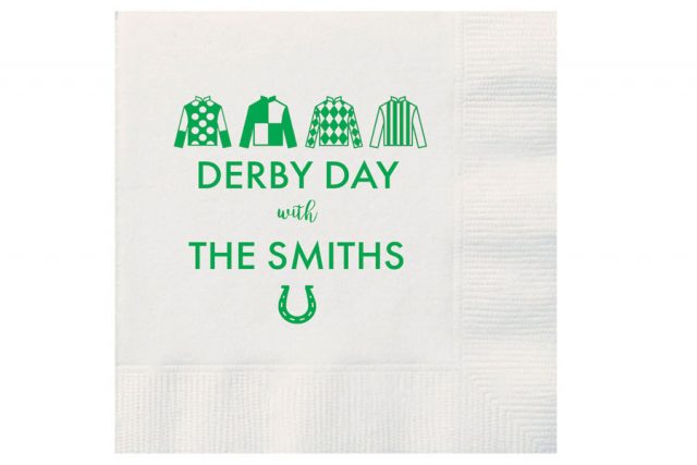 Full Color Paper Napkins for Kentucky Derby