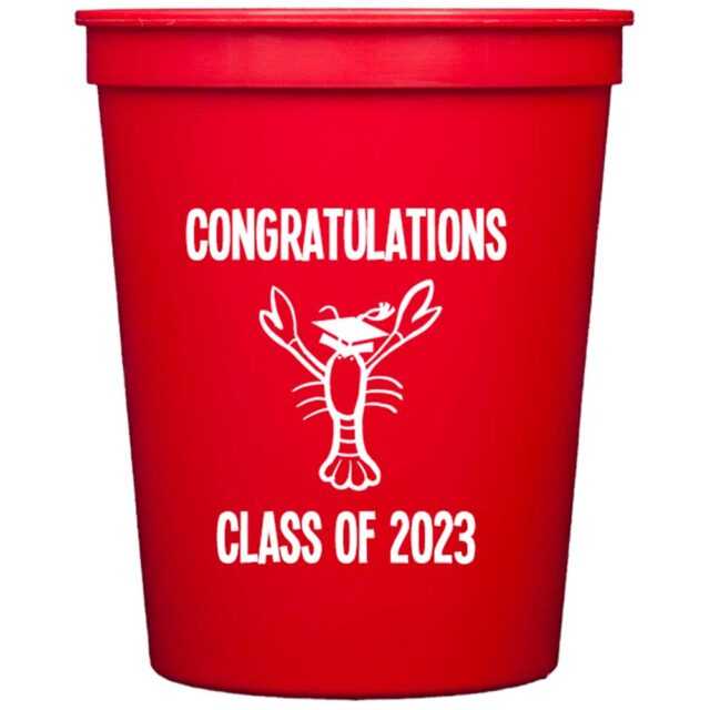 Personalized Stadium Cups for Graduation {16 oz}