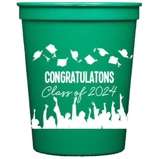 Personalized Stadium Cups for Graduation {16 oz}