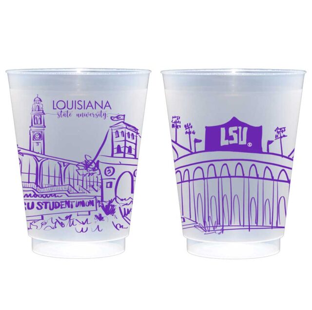 Ready to Ship Foam Cup 10 Pack {LSU Tigers Landmarks-Baton Rouge ...