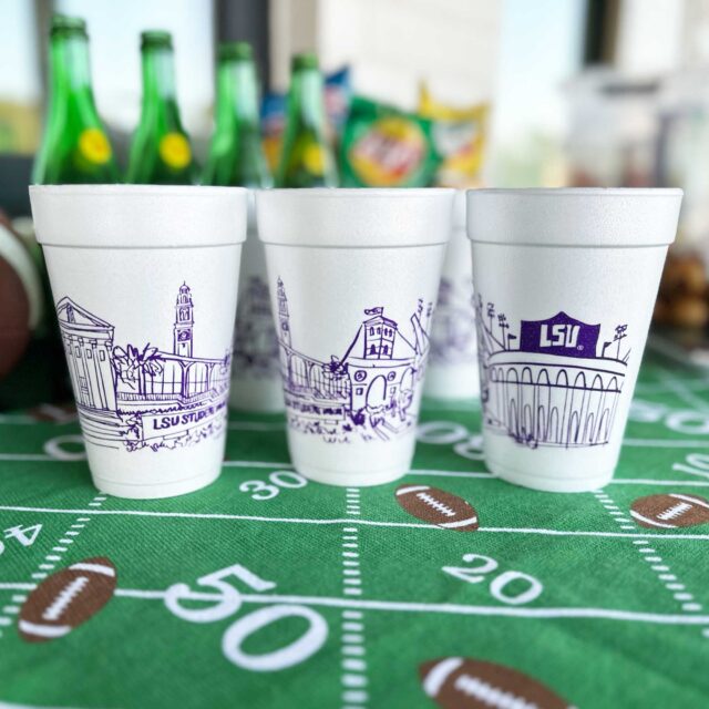Ready to Ship Foam Cup 10 Pack {LSU Tigers Landmarks-Baton Rouge ...