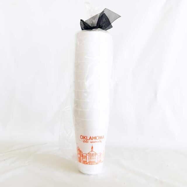 Foam Cup 10 Pack {Oklahoma State University Skyline - Stillwater}