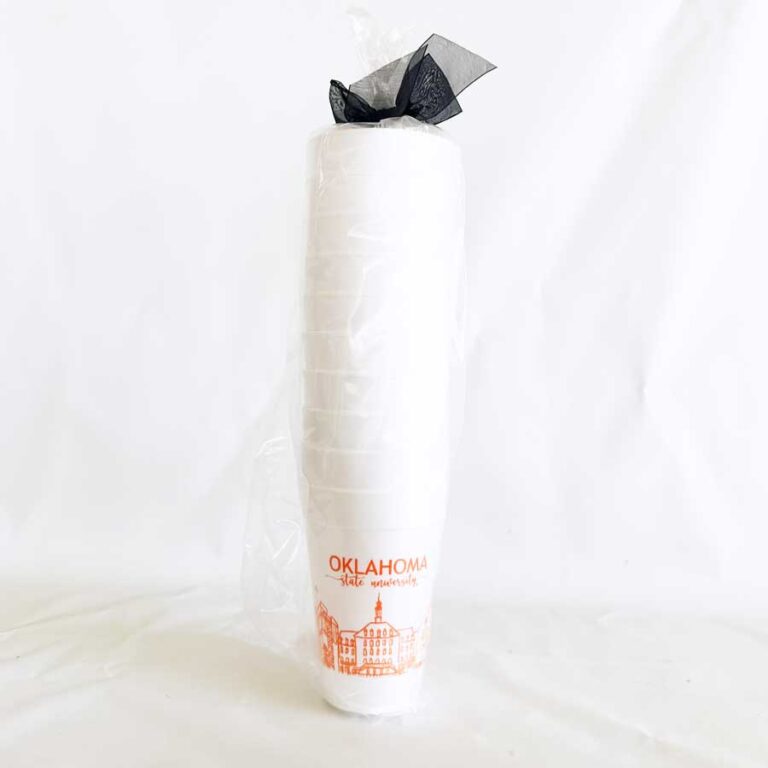 Foam Cup 10 Pack {Oklahoma State University Skyline - Stillwater}