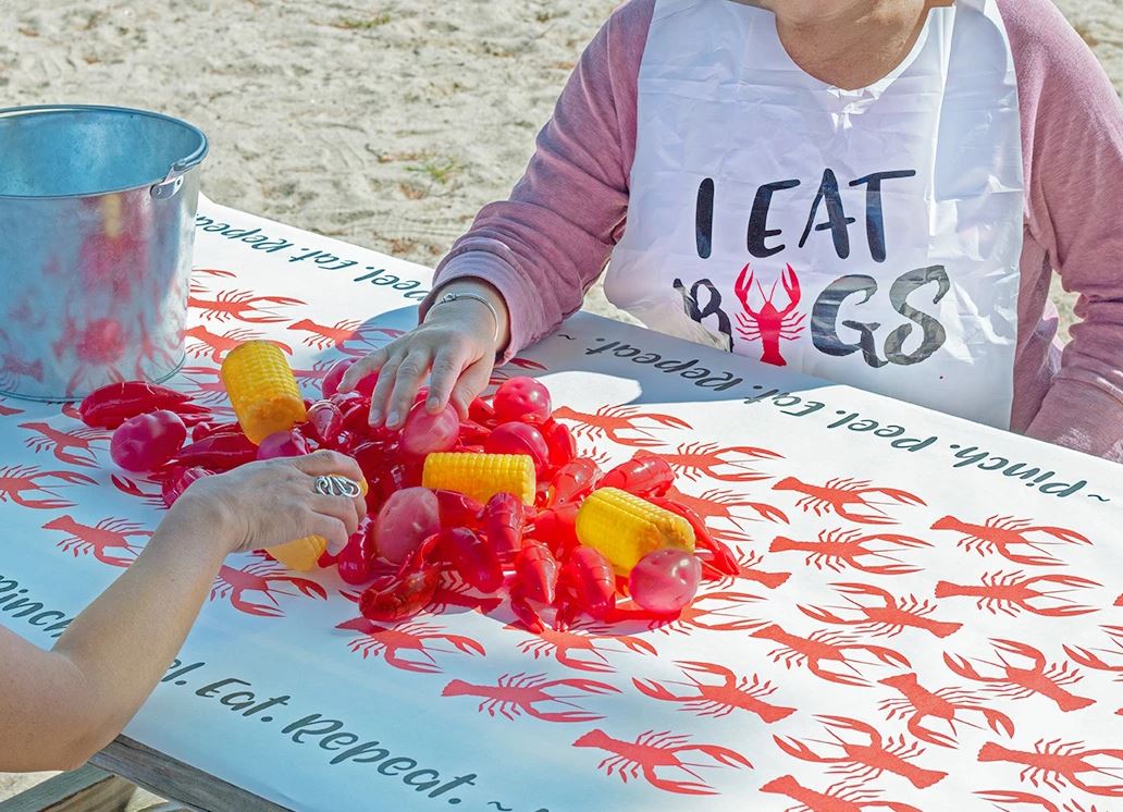 Paper Table Cover for Crawfish Boil
