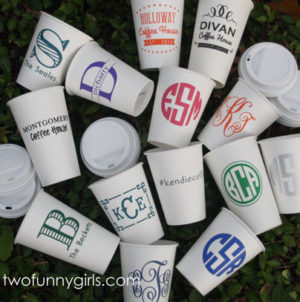 Personalized Cups Paper Coffee Hot Cups