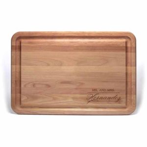Personalized Wood Cutting Board/Serving Tray {Rectangle Large - 16" x ...