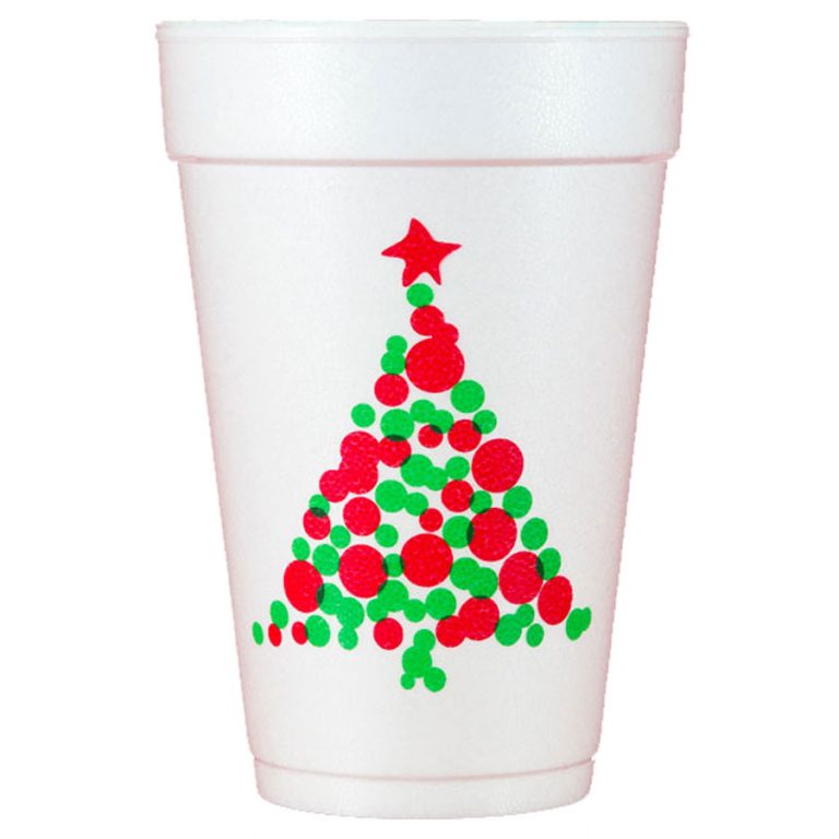 Styrofoam Christmas Cup Pack - Ho Ho Ho
