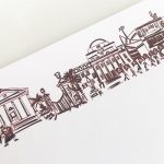 Personalized Notepad Set {University of South Carolina Campus Skyline ...