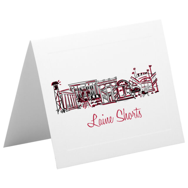 Personalized Foldover Notecard Stationery Set {University of Georgia ...