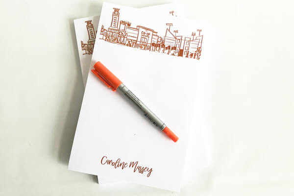 Personalized Notepad Set {University of Texas Longhorns Landmarks ...