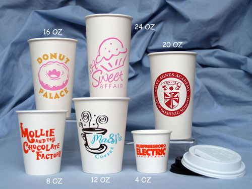 Personalized Paper Coffee Cups