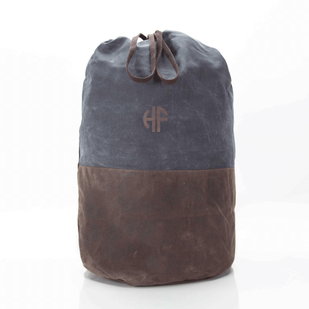 Monogrammed Drawstring Laundry Bags