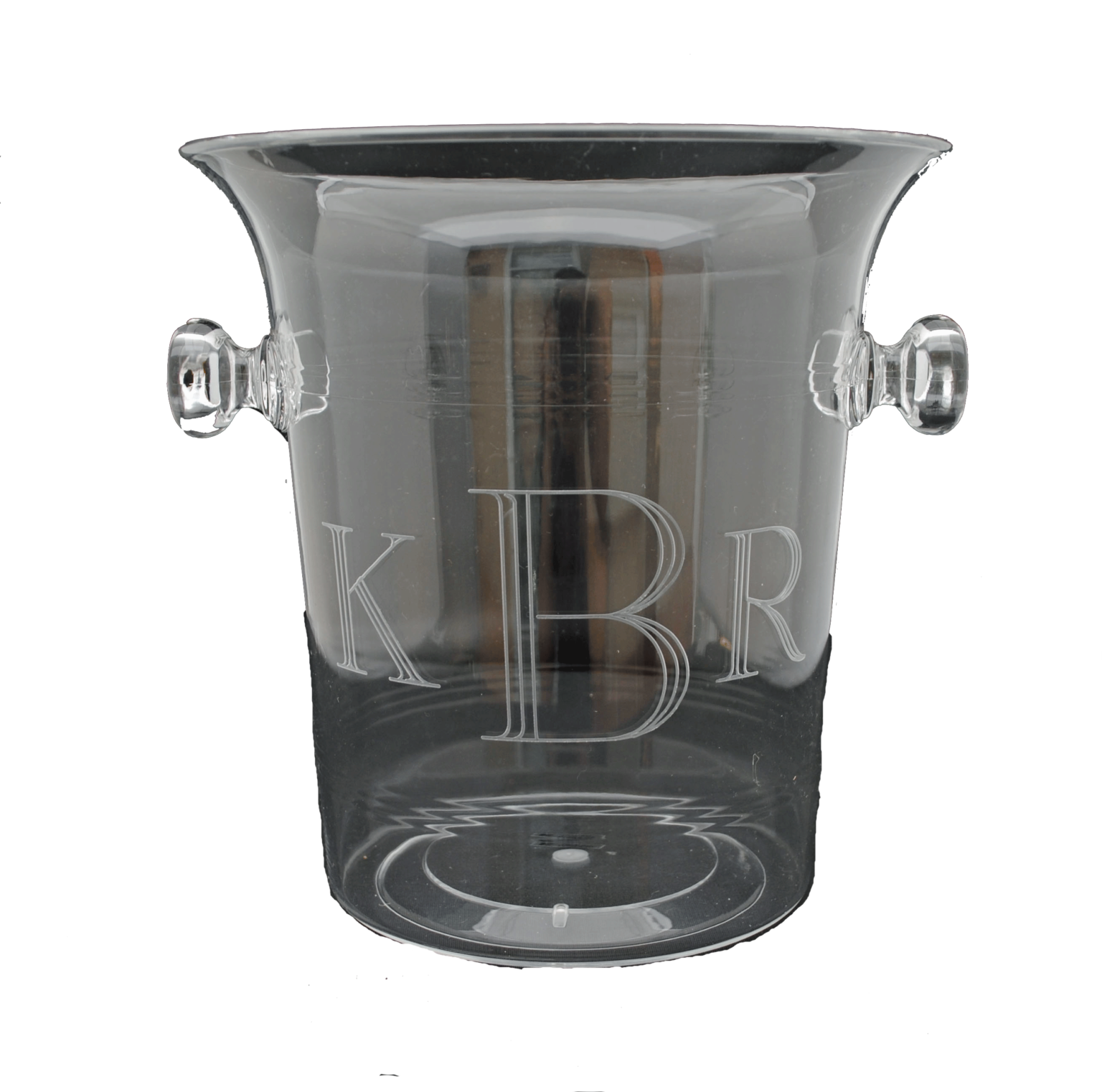 Personalized Clear Acrylic Ice Bucket