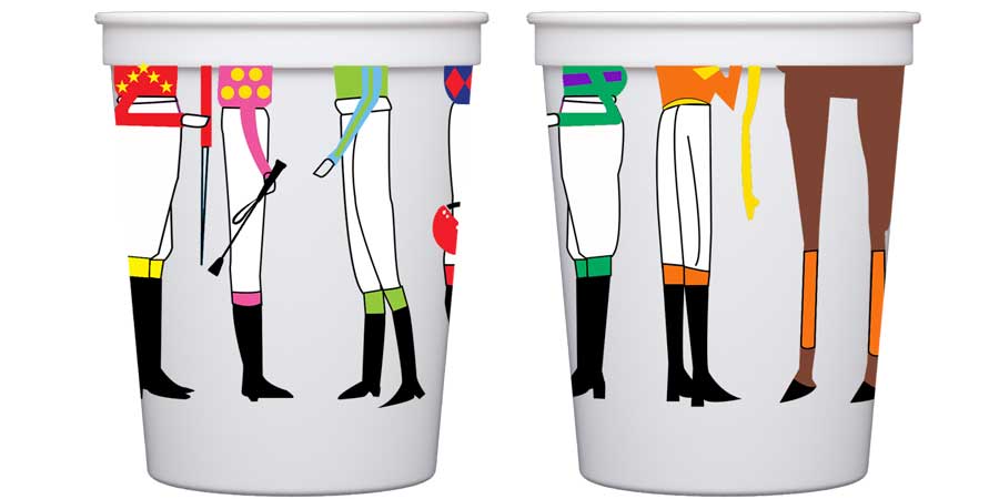 Plastic Stadium Cups for Kentucky Derby