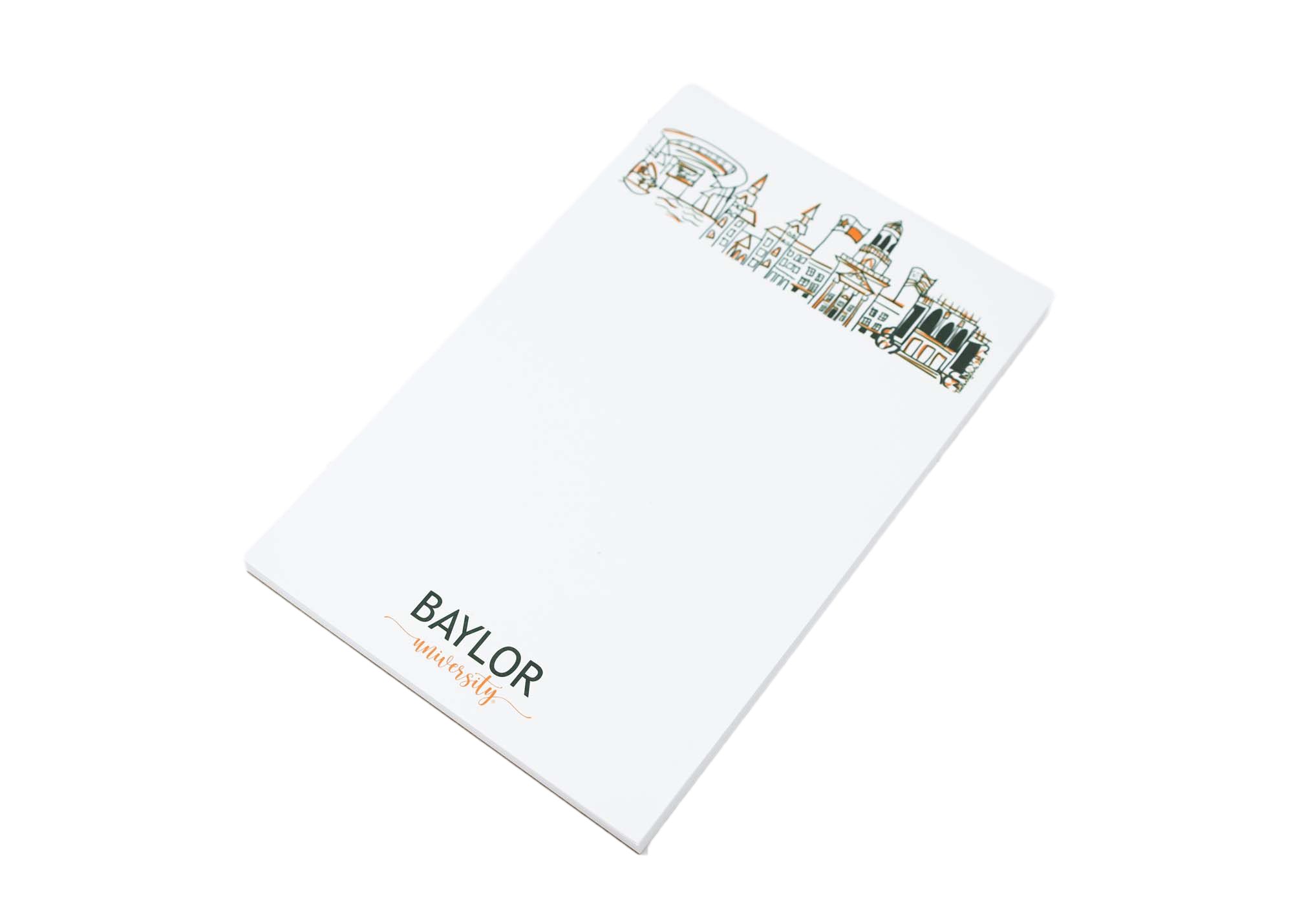 College Campus Skyline Notepad & Stationery