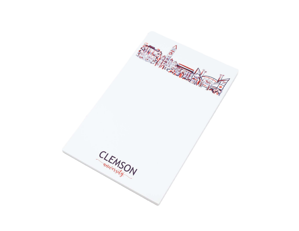 College Campus Skyline Notepad & Stationery