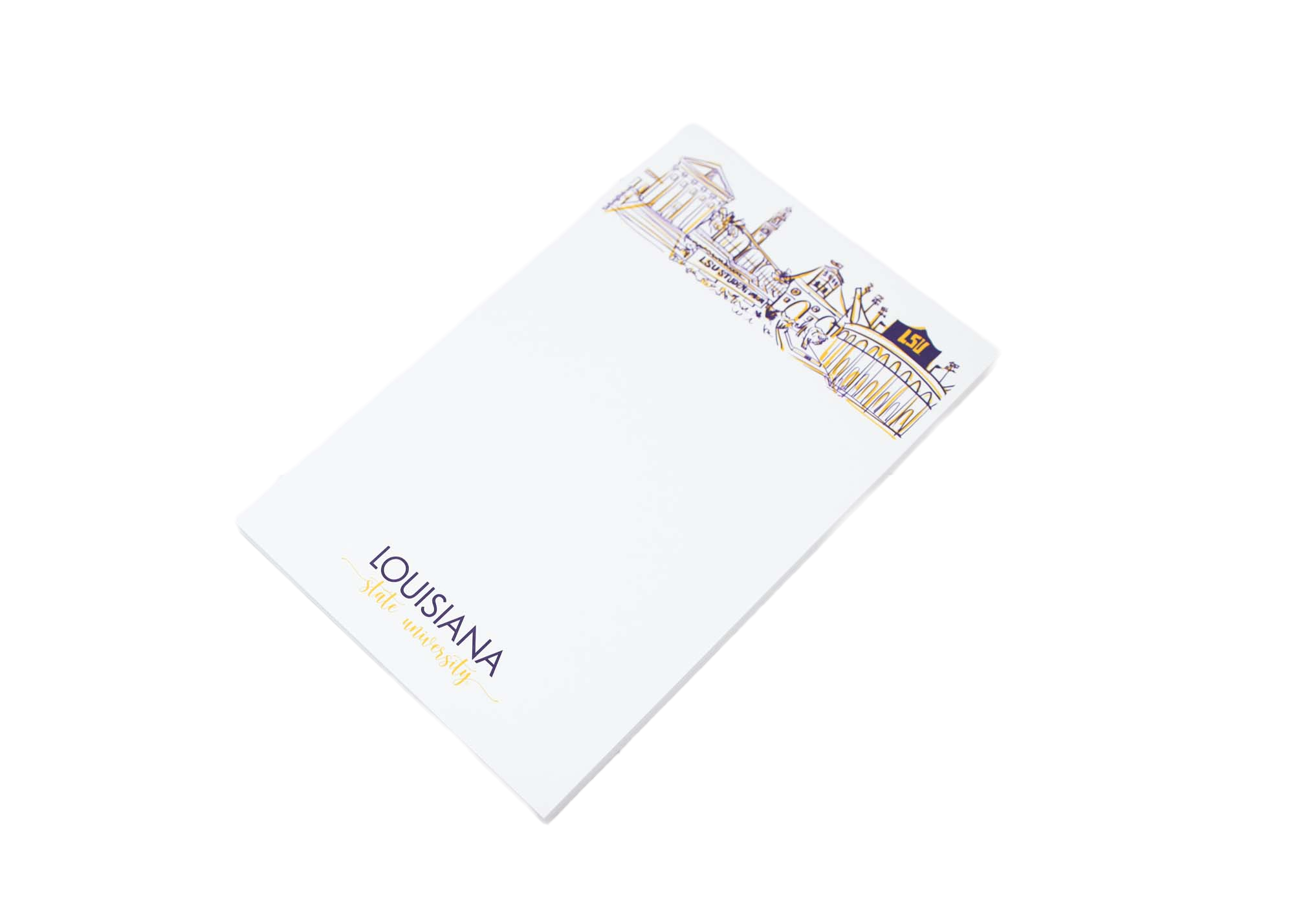 College Campus Skyline Notepad & Stationery