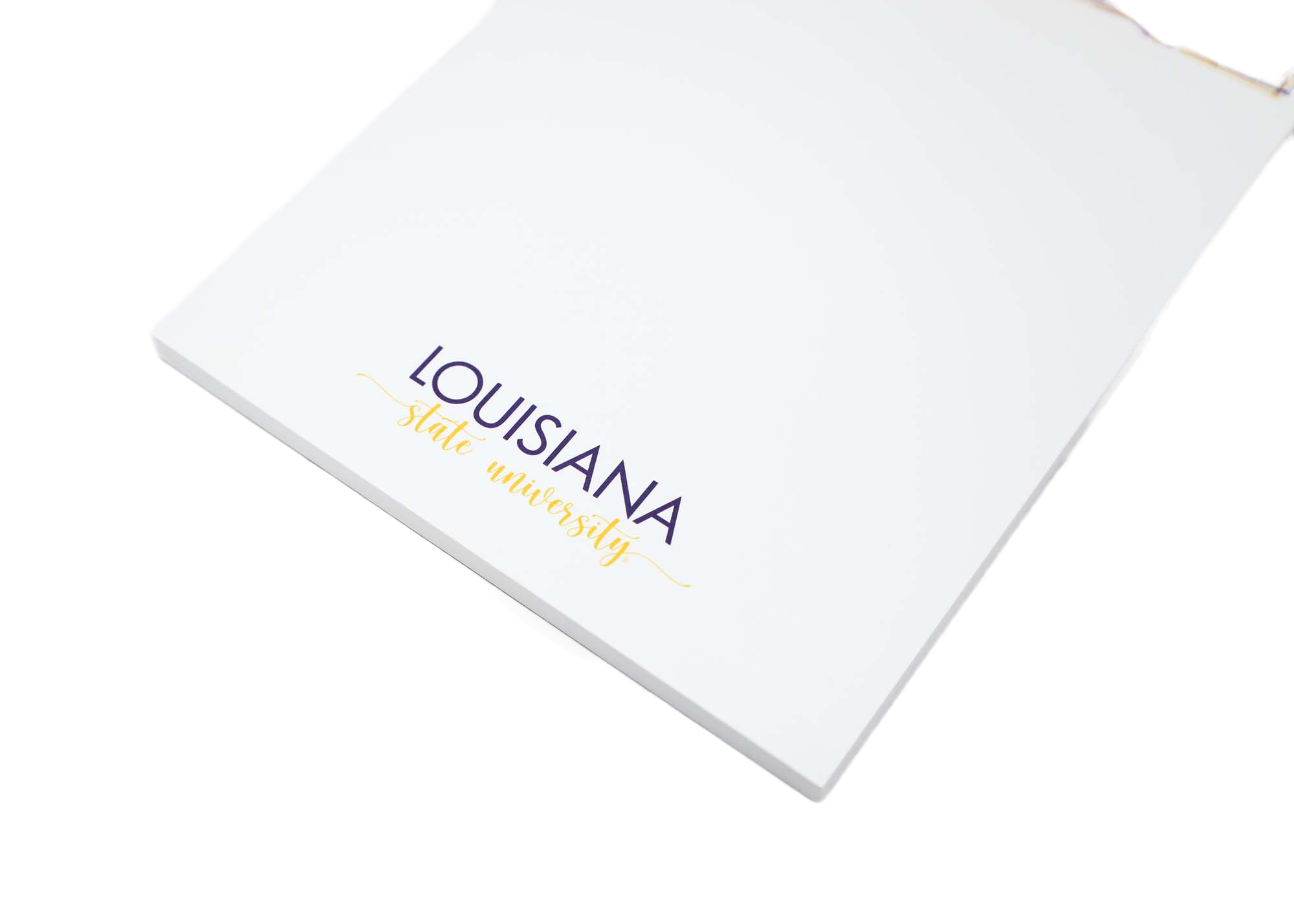 Louisiana State University Campus Skyline Notepad