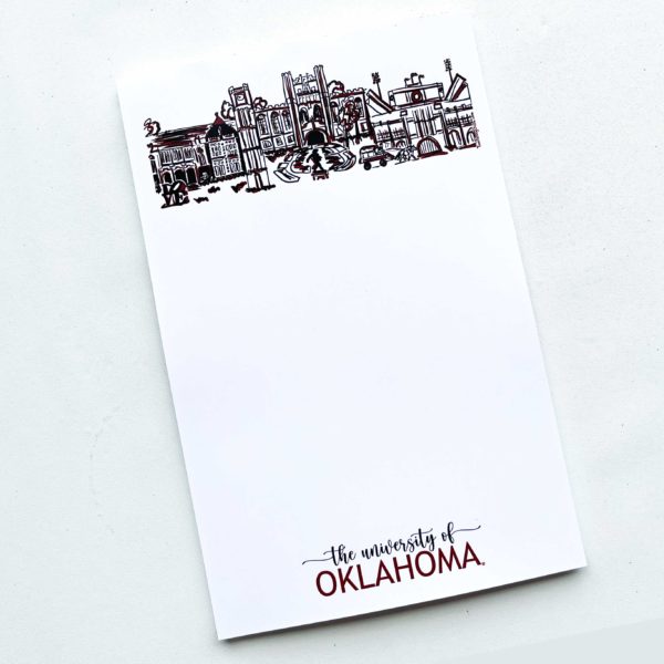 College Campus Skyline Notepad & Stationery