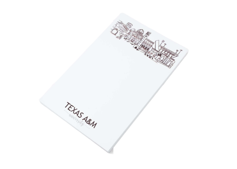 College Campus Skyline Notepad & Stationery