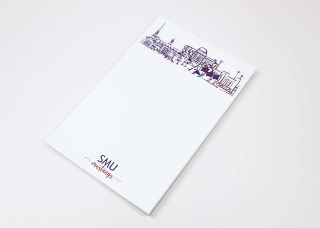 College Campus Skyline Notepad & Stationery