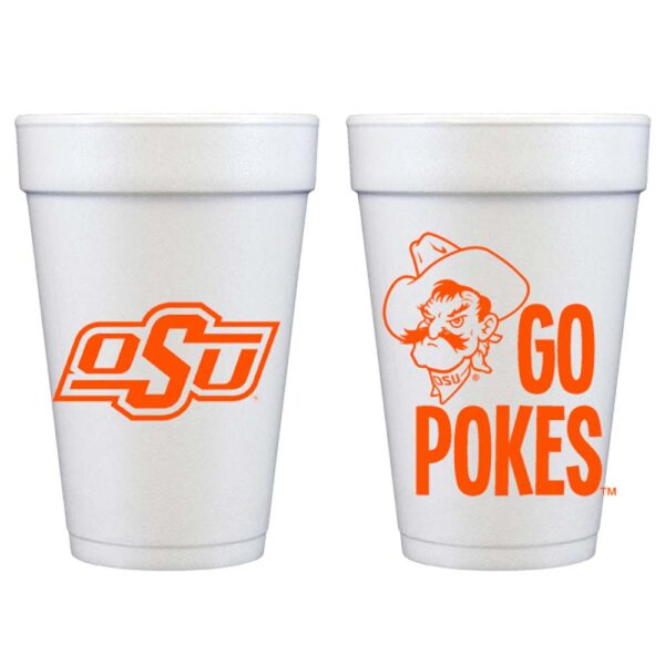 Oklahoma State University Go Pokes {Styrofoam Cup