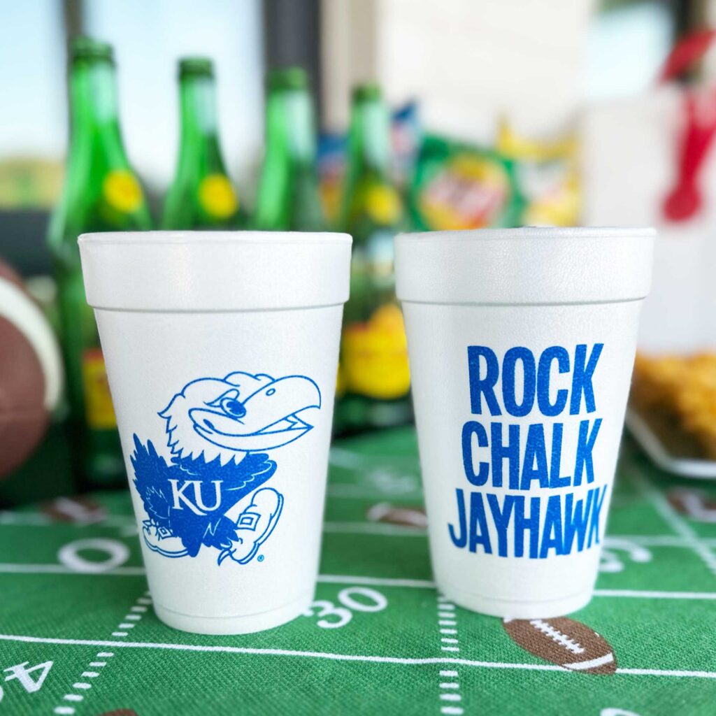 University of Kansas - Rock Chalk Jayhawk Foam Cup