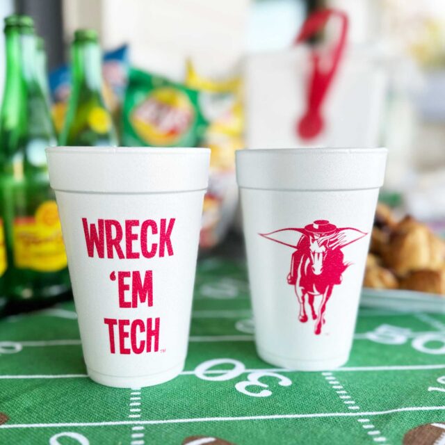 Texas Tech University - Masked Rider/Wreck 'Em Foam Cup