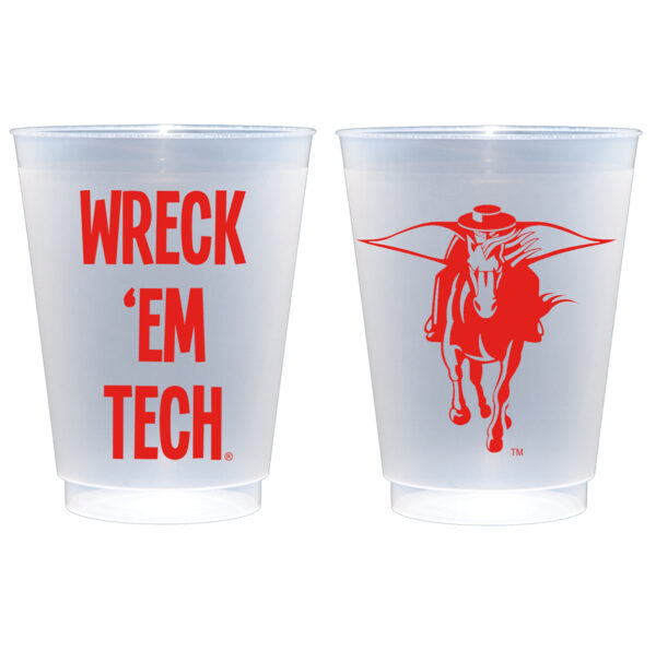 Texas Tech University - Masked Rider/Wreck 'Em Tech Frosted Cup