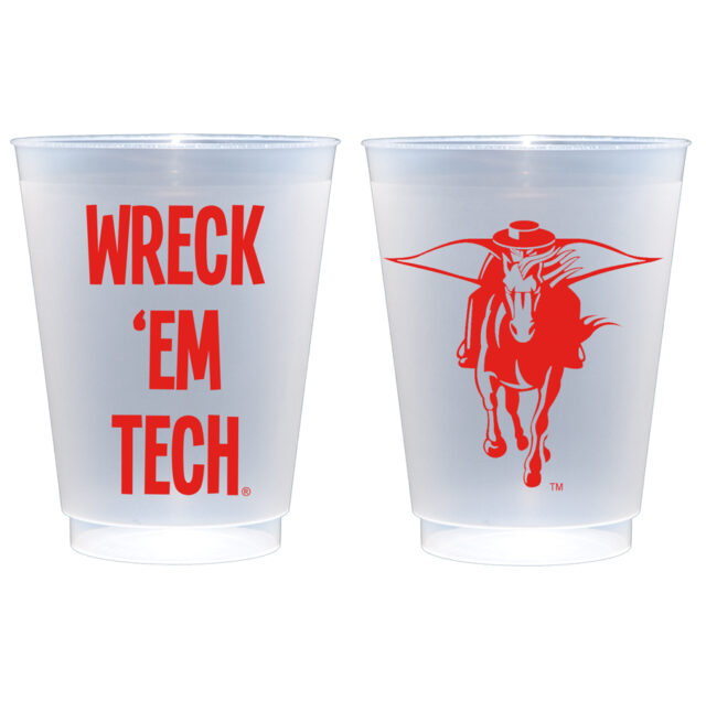 Texas Tech University - Masked Rider/Wreck 'Em Tech Frosted Cup