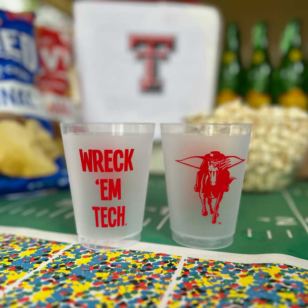 Texas Tech University - Masked Rider/Wreck 'Em Tech Frosted Cup