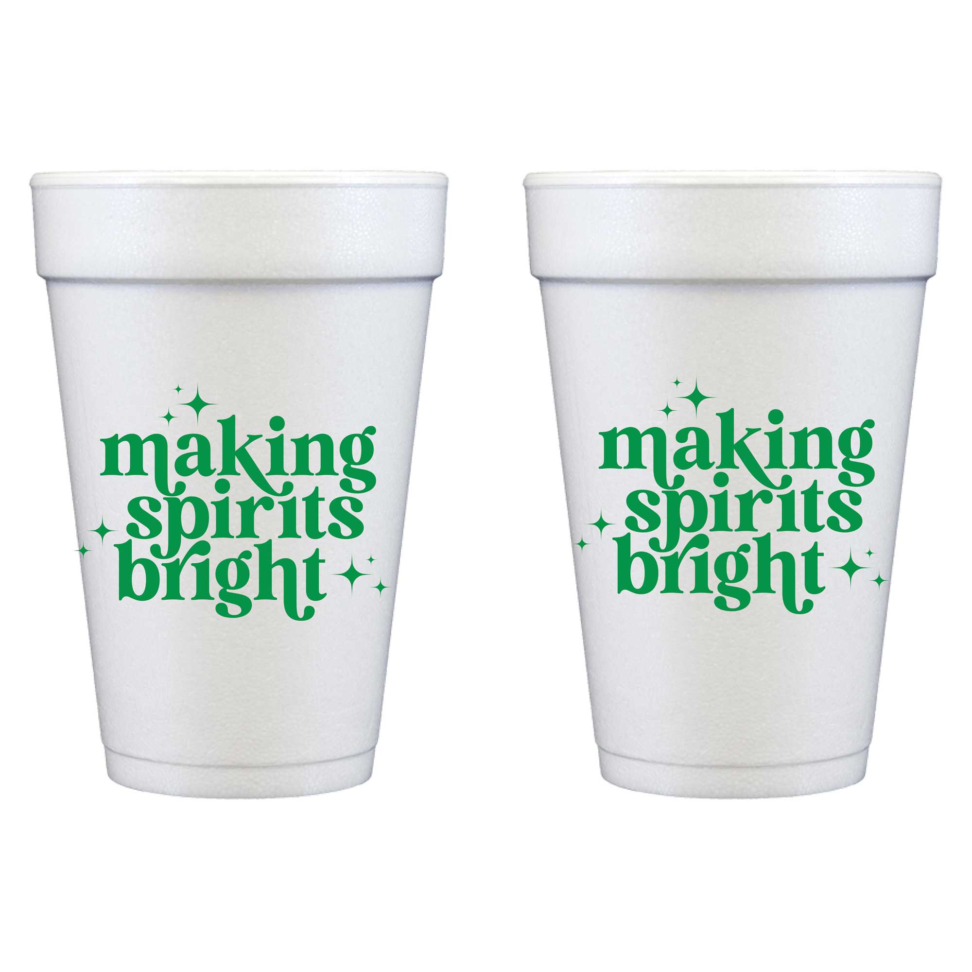 Christmas Styrofoam Cups {We Wish You a Merry Christmas}