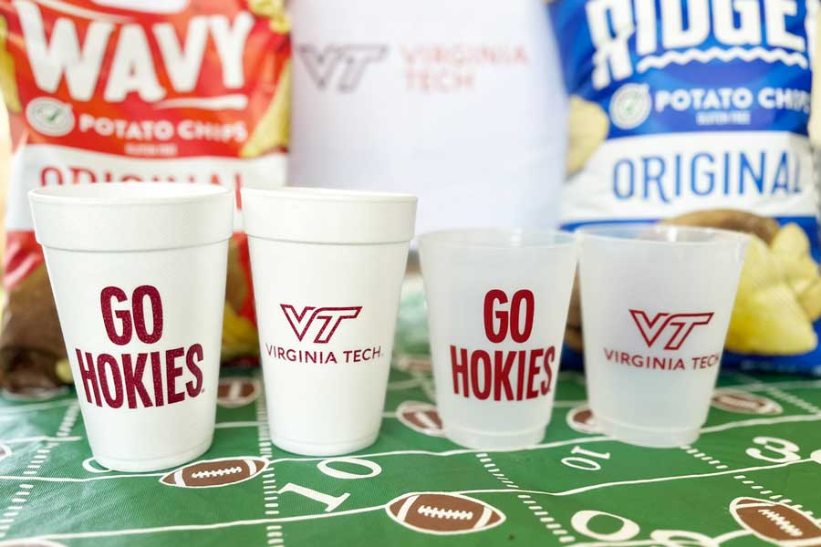 Virginia Tech University - Go Hokies Roadie Cup 10 Pack