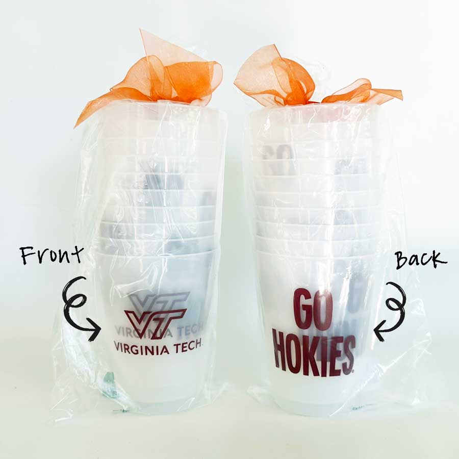 Virginia Tech University - Go Hokies Roadie Cup 10 Pack