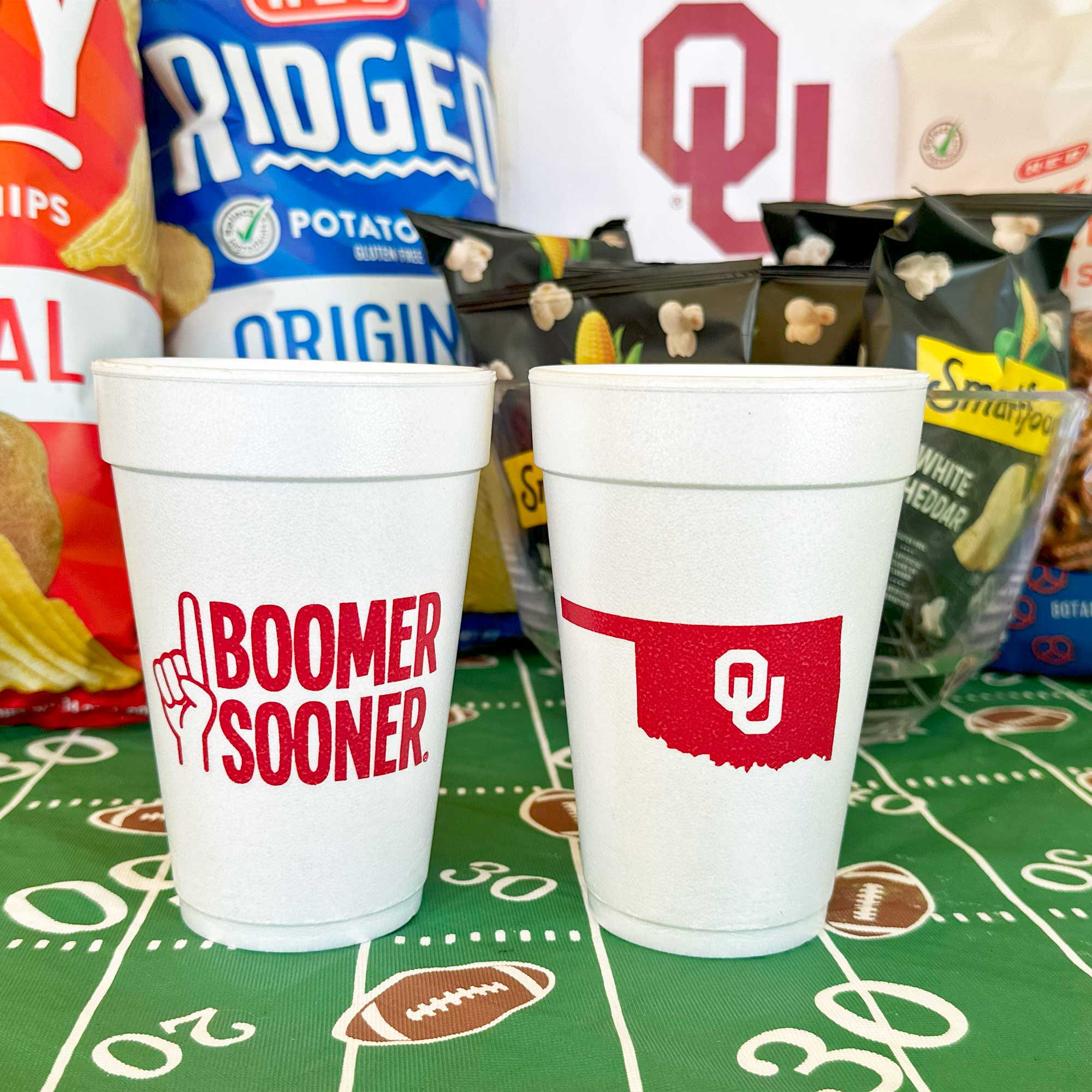 Oklahoma University - Boomer Sooner {Foam Cup 10 Pack}