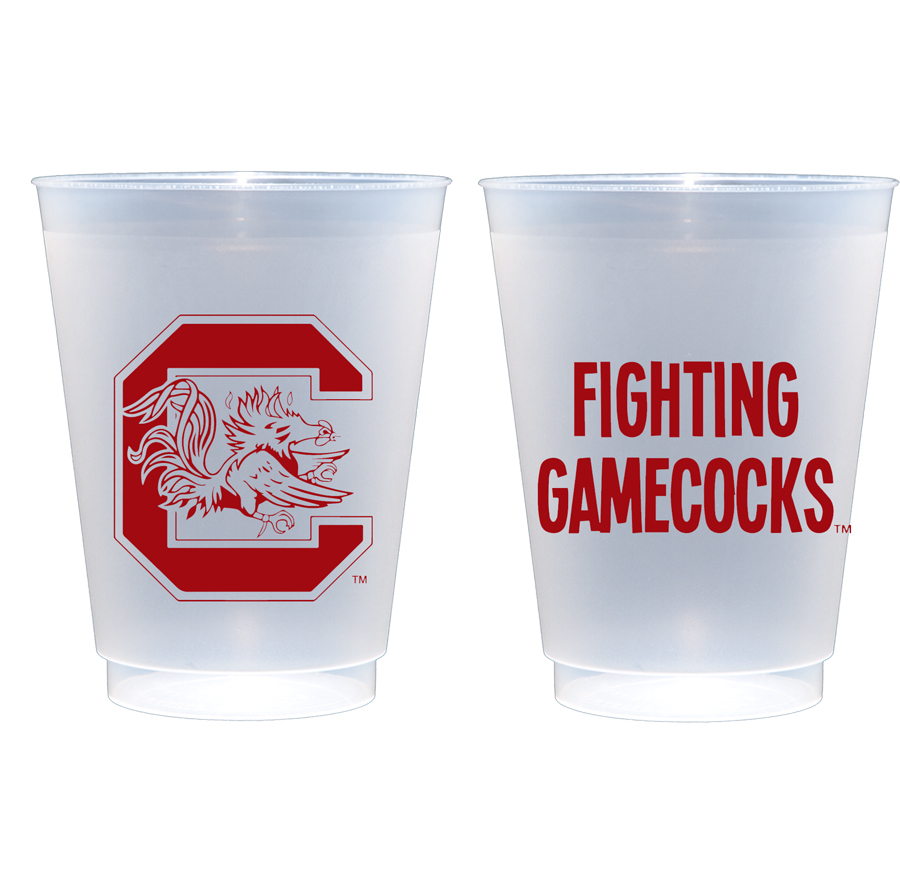 University of South Carolina Skyline Frosted Cups