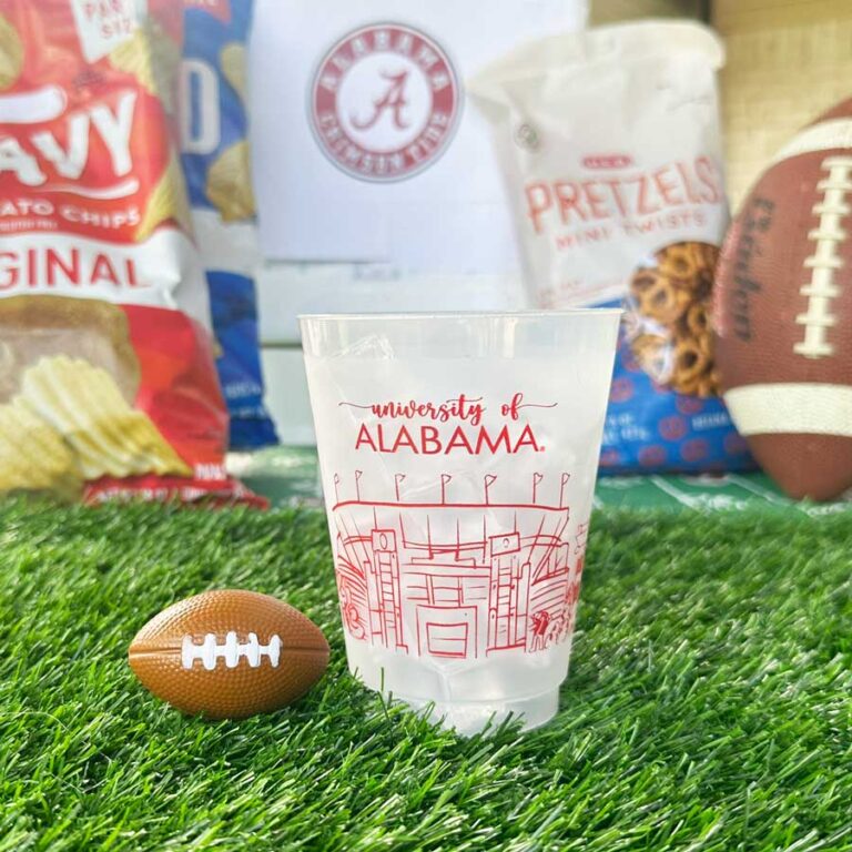 University of Alabama - Tuscaloosa Campus Skyline} Frosted Cups