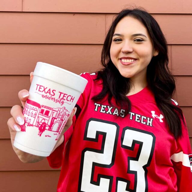 Foam Cup 10 Pack {Texas Tech University Landmarks - Lubbock, Texas ...